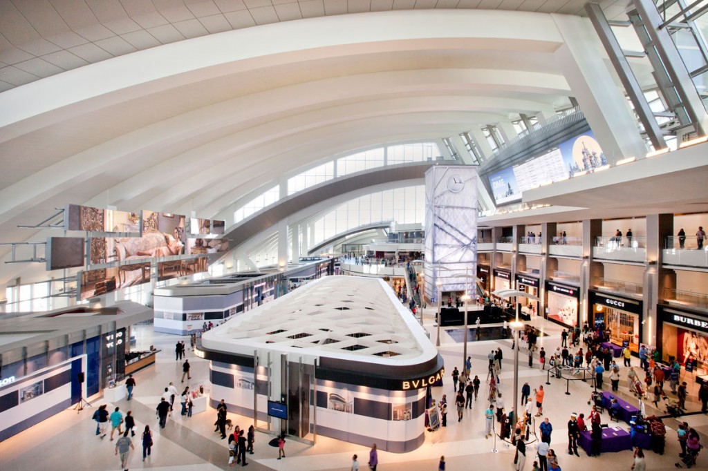 Airport Façade Cladding Defines LAX Terminal's Wave Design | ALUCOBOND